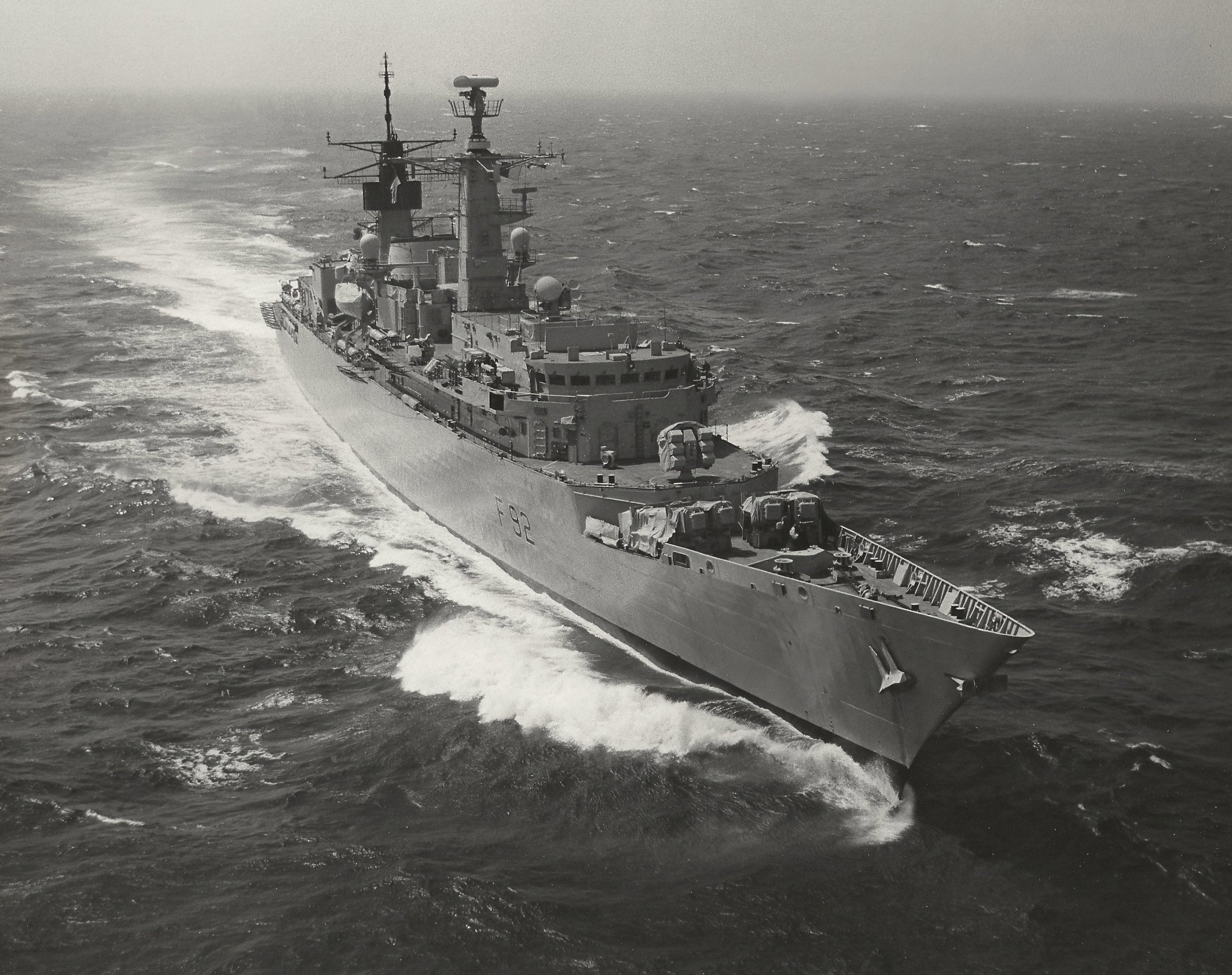 HMS Boxer (F92) Photo Print - High Starboard Bow View - Royal Navy Typ ...