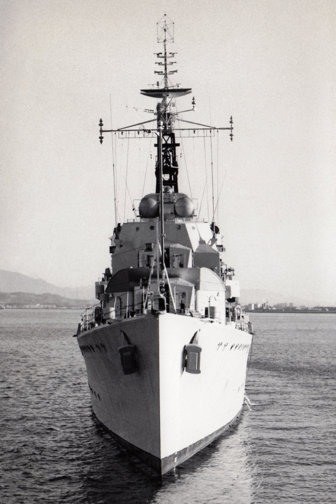 HMS Cavendish (D15) - Bow View - Royal Navy C Class Destroyer Photo ...