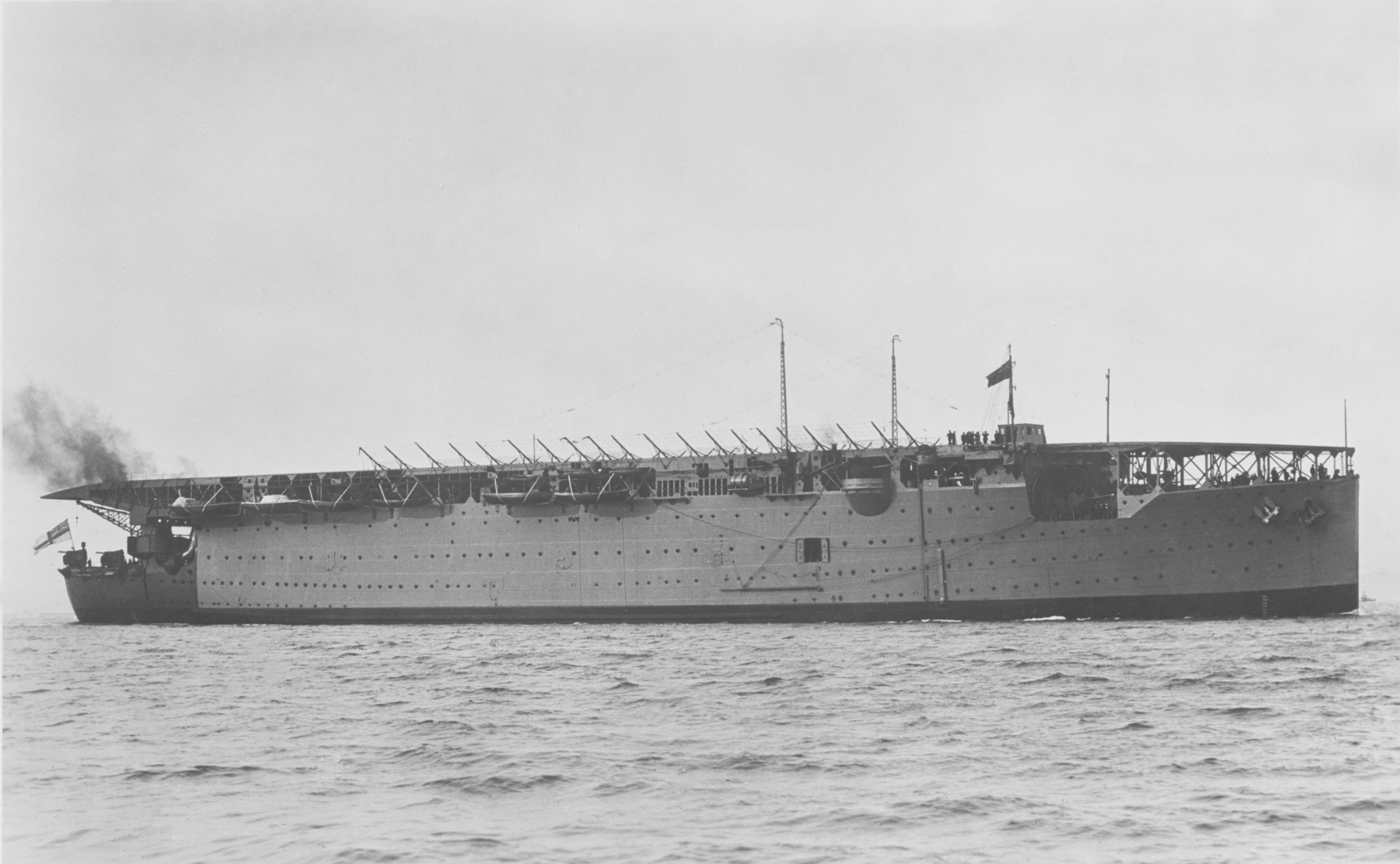 HMS Argus (I49) Photo Print - Starboard Side View - Royal Navy Aircraf ...